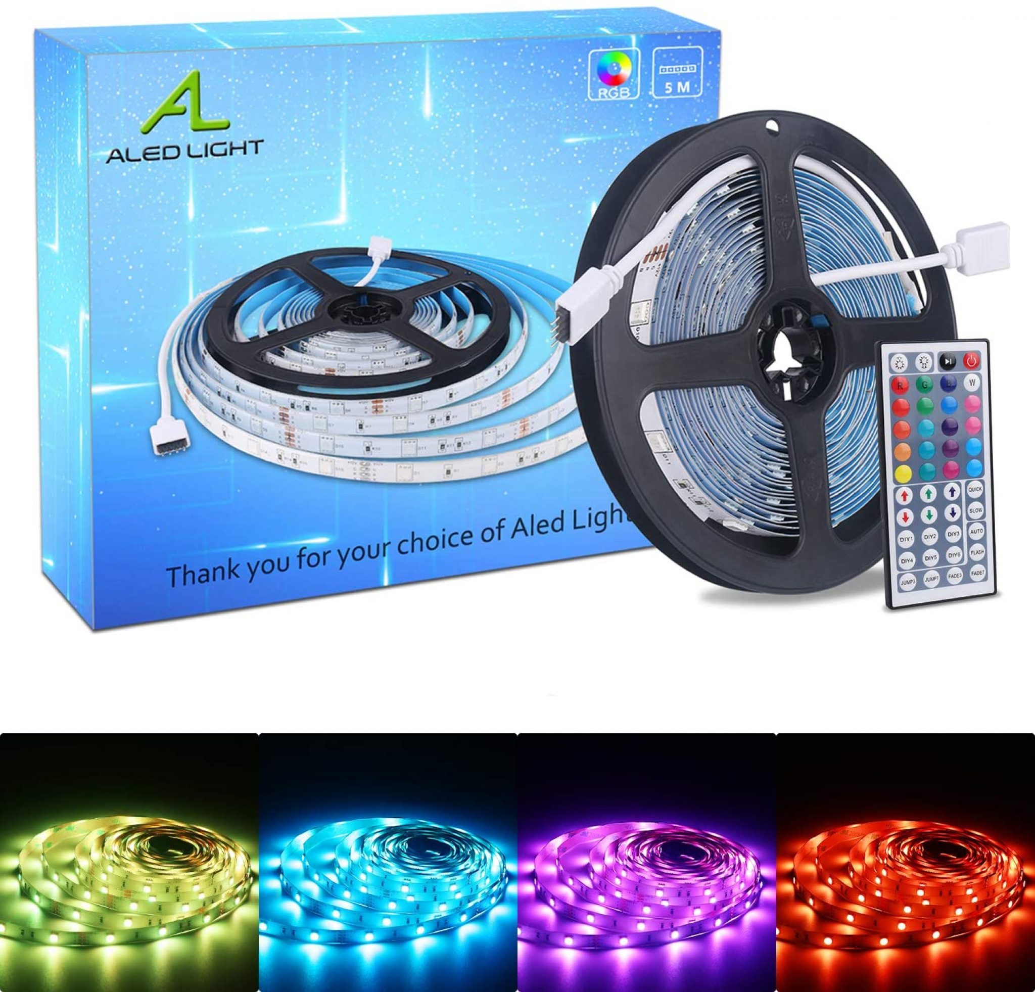 Chollo Tiras LED ALED LIGHT 5050 RGB 5m de Longitud 150 | Dechollos
